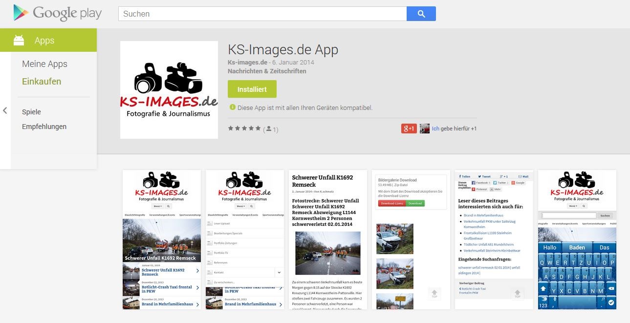 Ks-Images.de App - KS-Images.de | Bild & Videojournalismus